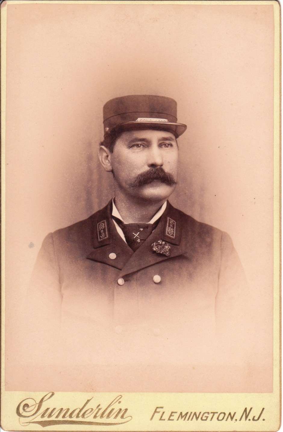 PORTRAIT OF A TRAIN CONDUCTOR (RAILROAD OF NEW JERSEY) | THE CABINET ...