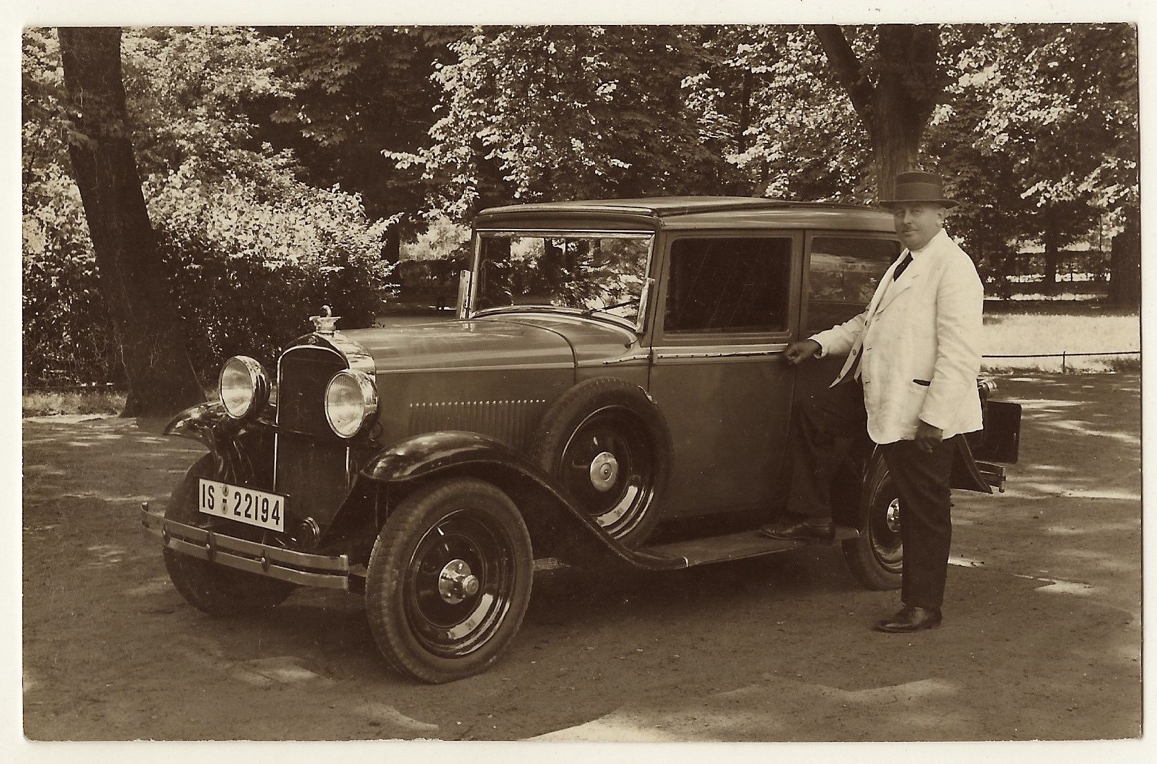 FANCY CAR AND FANCY DRIVER IN SCHONINGEN, GERMANY (RPPC 1934) | THE ...