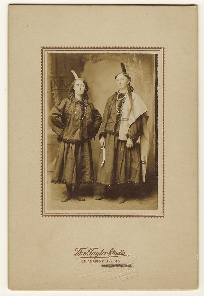 TWO WOMEN DRESSED AS NATIVE AMERICANS IN HARTFORD, CONNECTICUT | THE ...