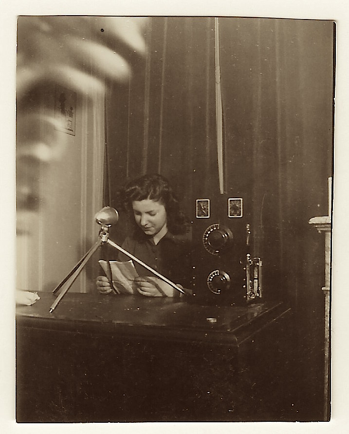 PHOTOGRAPH OF A FRENCH “FREE RADIO” STUDIO AND A FEMALE ANNOUNCER | THE ...