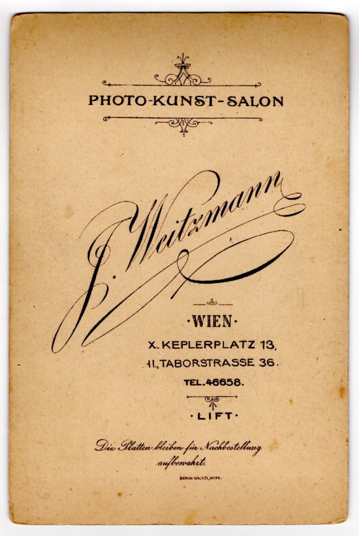 Photographer: Weitzmann | THE CABINET CARD GALLERY